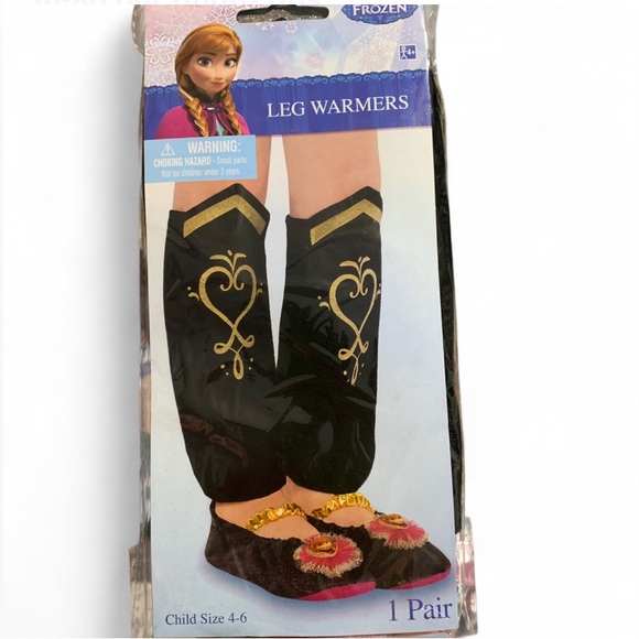 Disney | Costumes | Disney Frozen Anna Child Leg Warmers Play Halloween ...